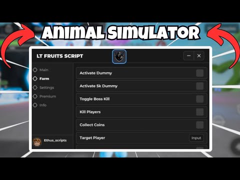 Animal Simulator Script | Auto Farm | Kill Aura | Auto Boss| Coin ...
