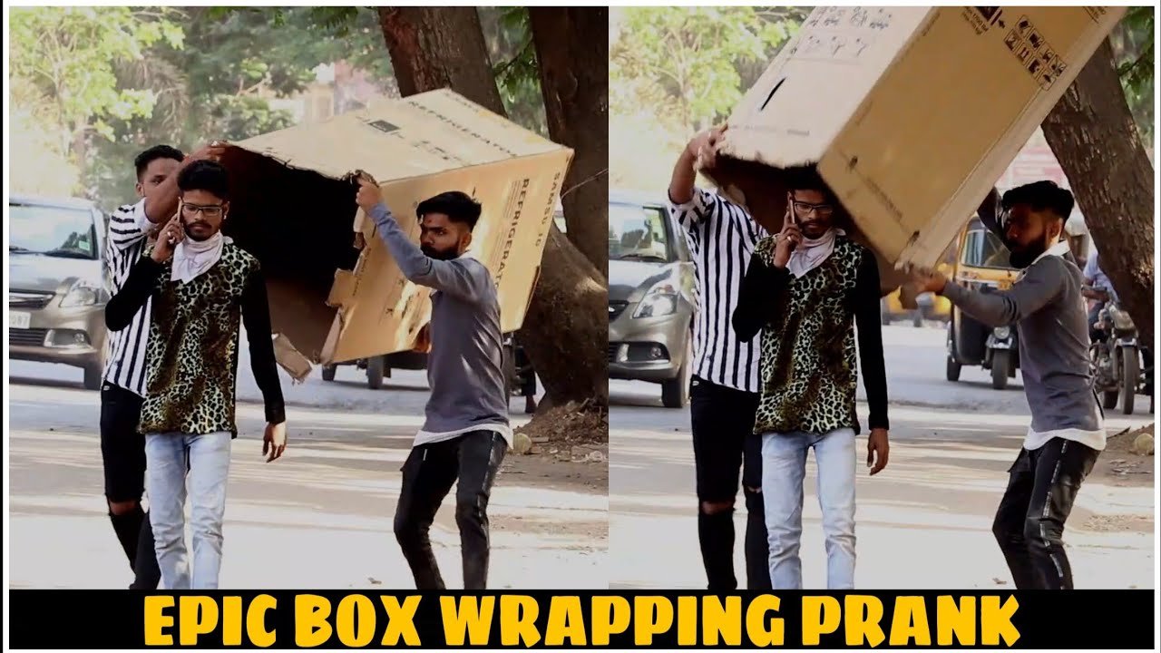 Epic Box Wrapping People Prank | Best Prank Of 2020 | Prankholic ...