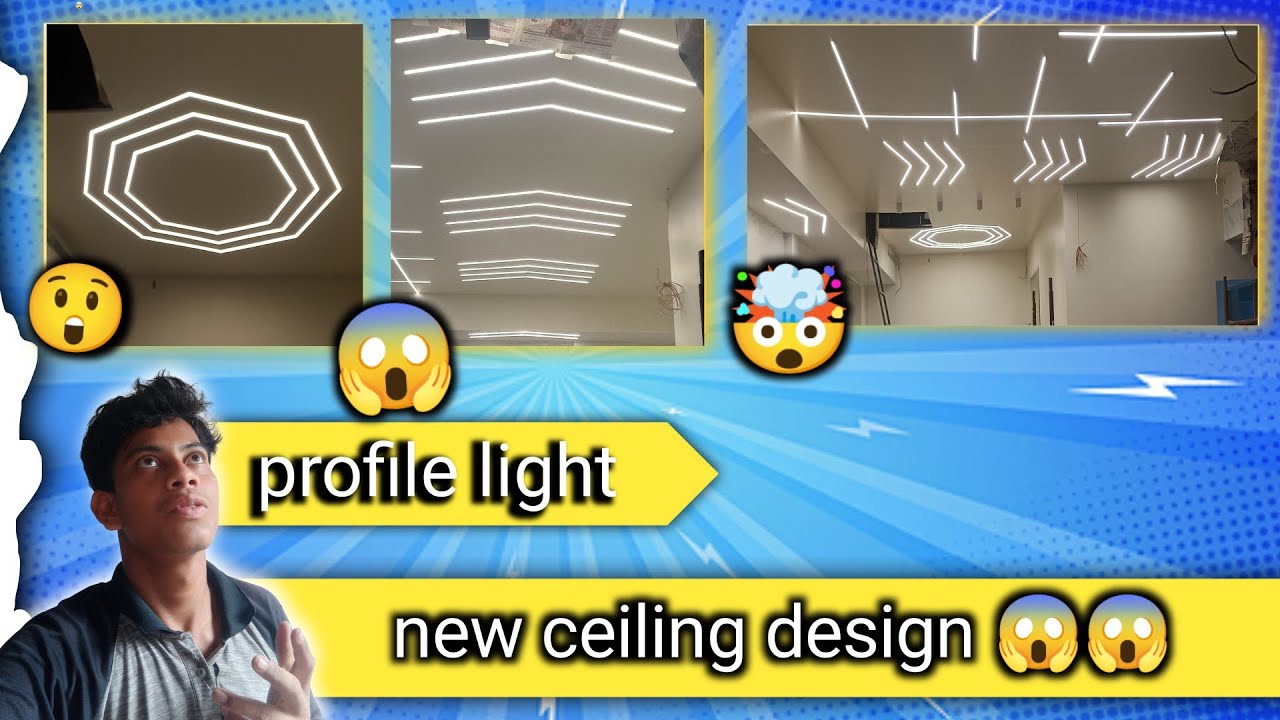 New Profile Light Design Ceiling 😲😲 Profile Light Design Kese Lagei ...