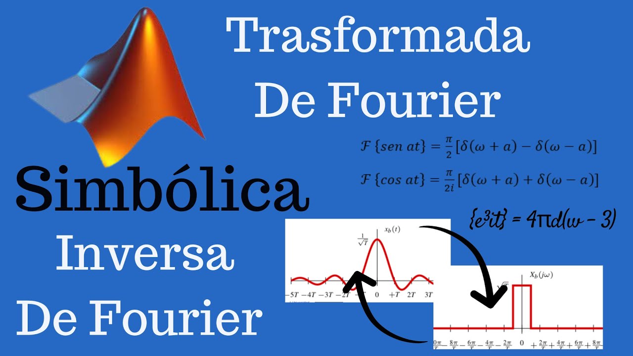 Transformada de Fourier y su inversa en Matlab Simbólico - YouTube