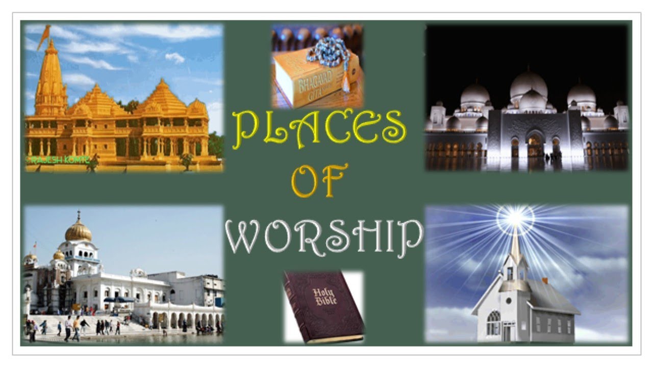 Places of Worship for Kids | Religion and Holy Book | Religious Places ...