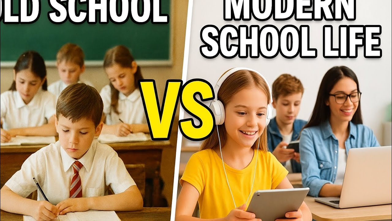 OLD SCHOOL vs MODERN SCHOOL LIFE — The Big Difference!. Then & Now ...