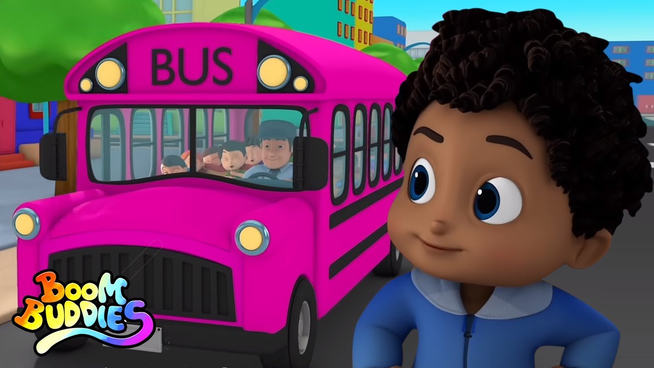 Las ruedas del autobús siguen girando canciones infantiles en español ...