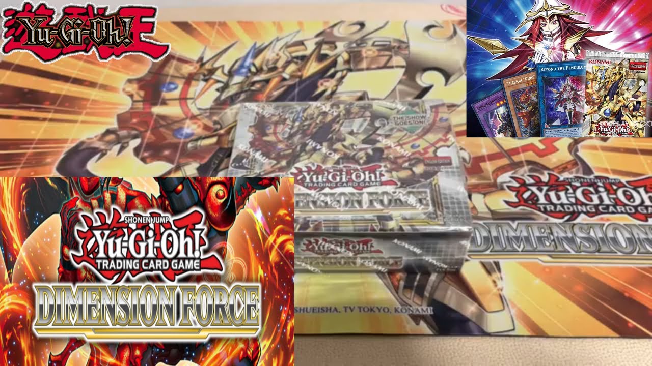 Yugioh Opening Dimension Force Booster Box 24 Packs - YouTube