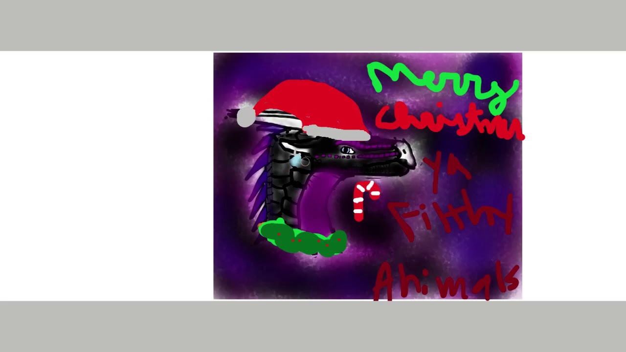 Ya filthy animals speedpaint - YouTube