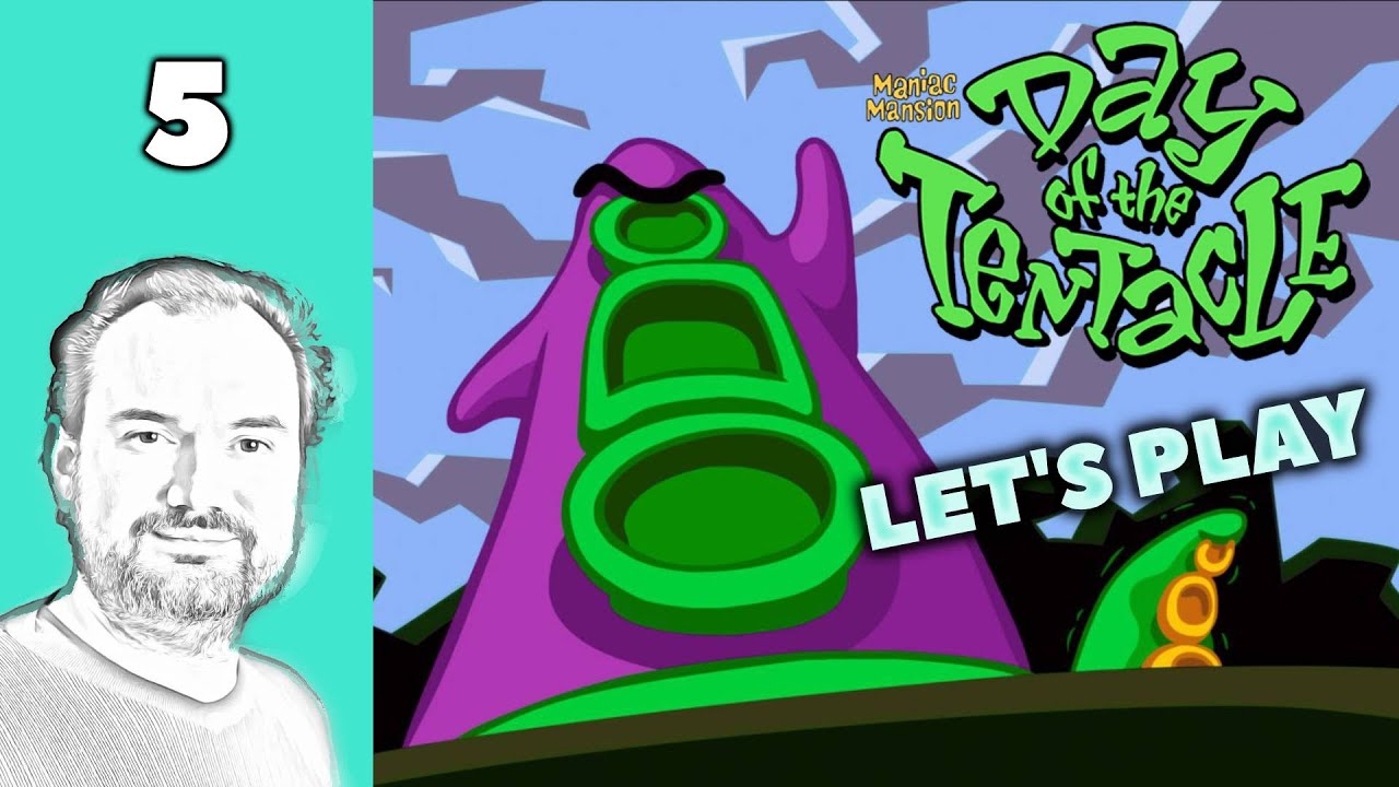 Let's Play Day Of The Tentacle | Part 5 | Blind Retro Adventure Game ...
