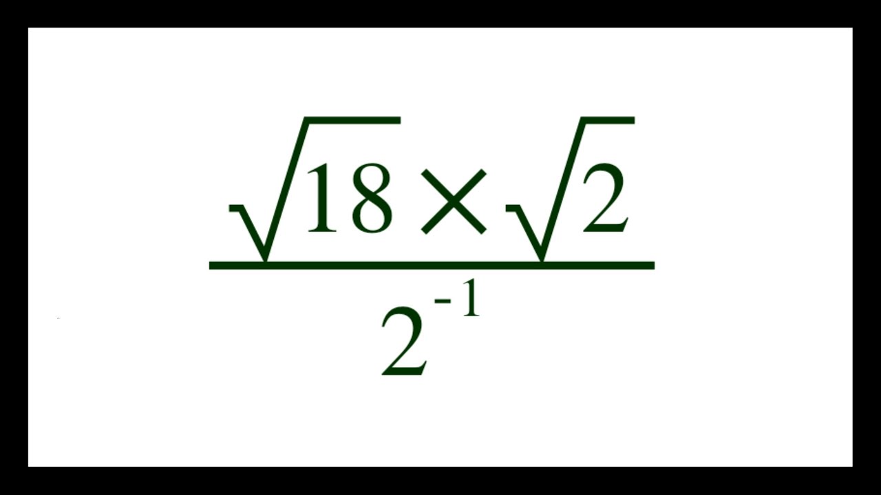 A Nice Square Roots Math Olympiad | Can You Solve This? - YouTube