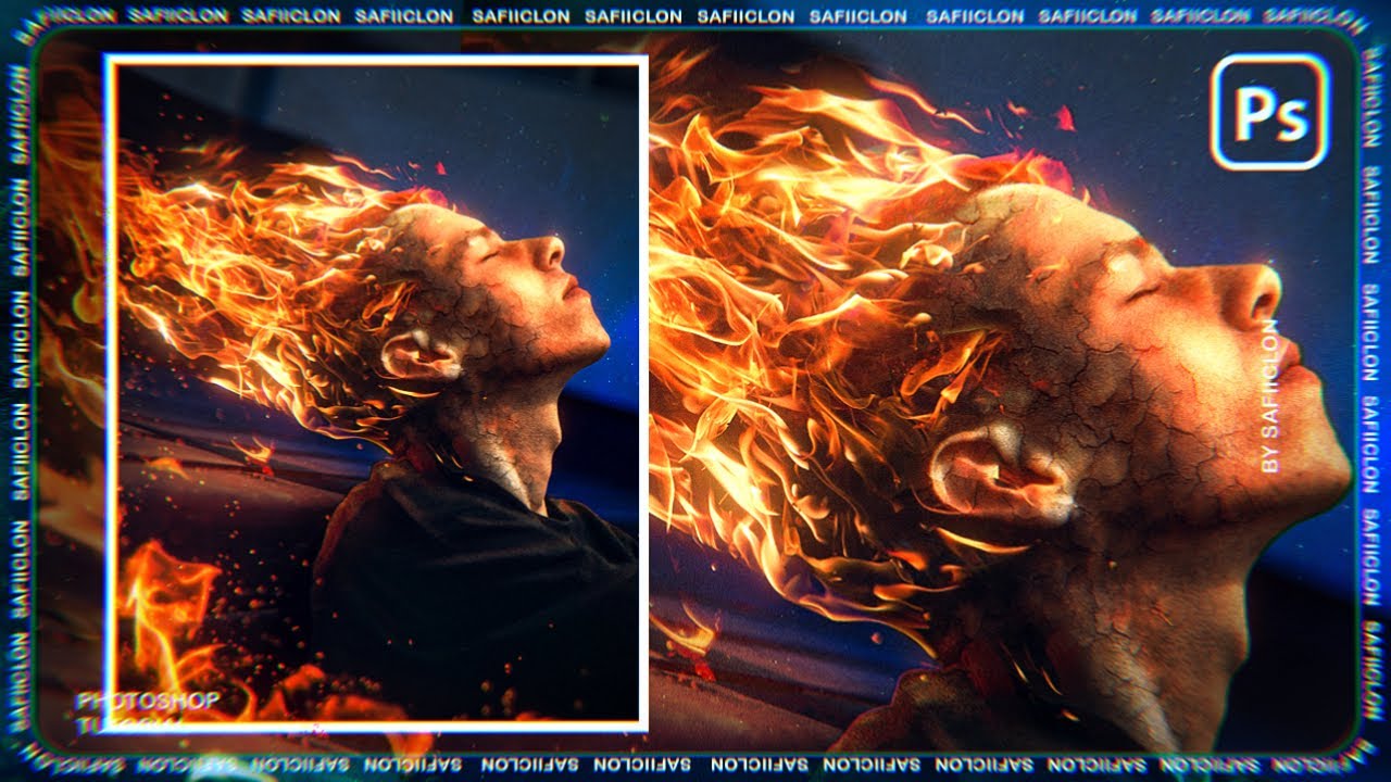 How to Create Realistic Fire Head Effect in Photoshop | Photo ...