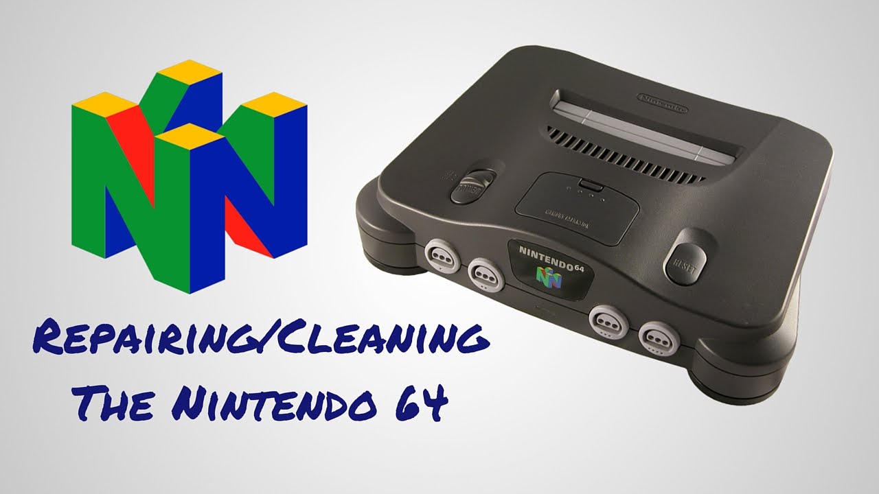 How to open up and repair/clean a Nintendo 64 - YouTube