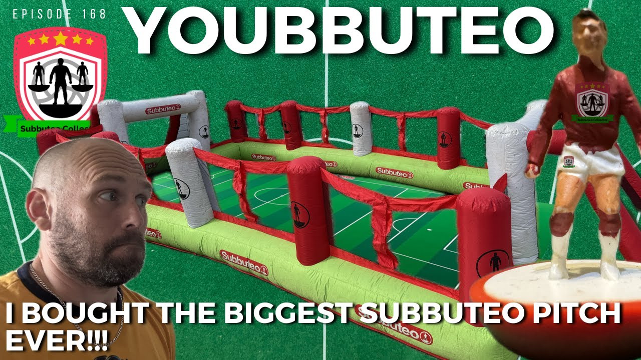 I've bought the Biggest Subbuteo Pitch. EVER on Youbbuteo - YouTube