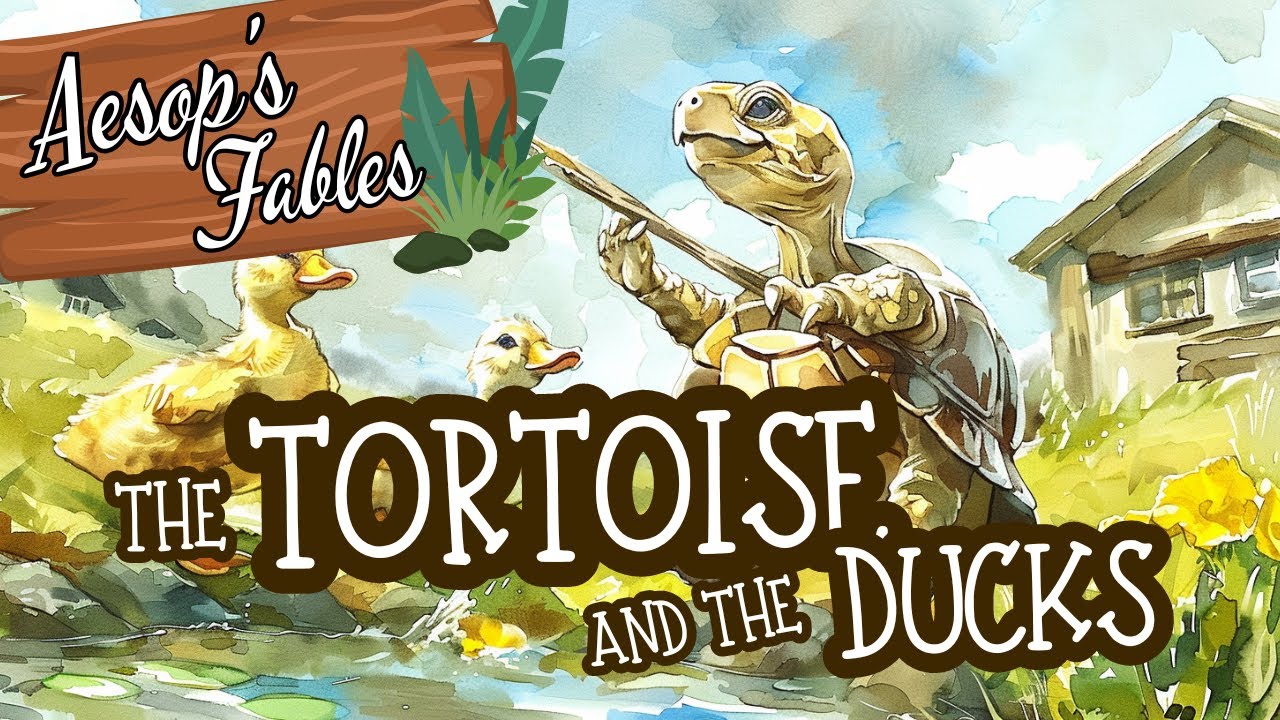 The Tortoise and the Ducks | Aesop's Fables | Classic Children's ...