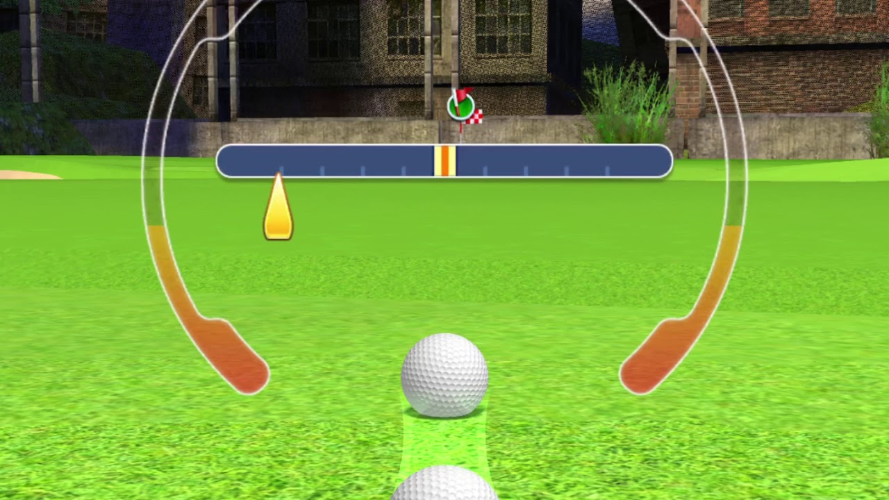 Golf Rival adjusting for 9.6 wind on green ring Stream 4 - YouTube