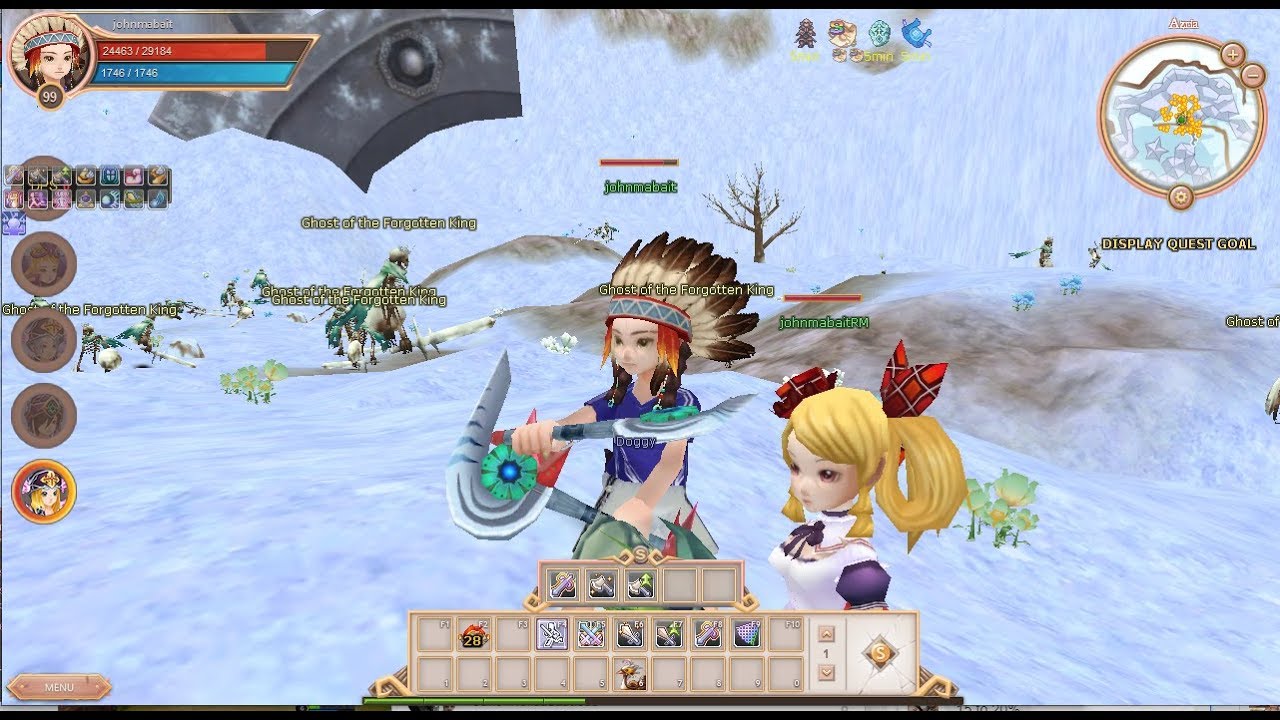 Eclipse Flyff : Easy leveling in Azria lvl 70 - 100 - YouTube