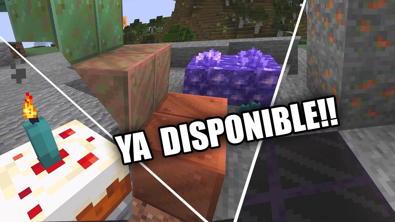 COBRE, CATALEJO, AMATISTA SNAPSHOT MINECRAFT CAVES AND CLIFFS - YouTube