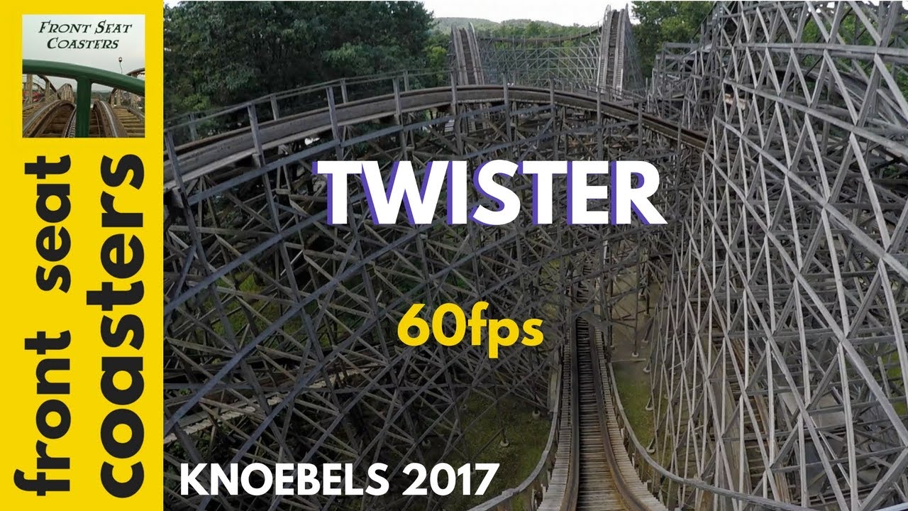 Twister POV HD Knoebels 2017 Front Seat On-Ride Roller Coaster Woodie ...