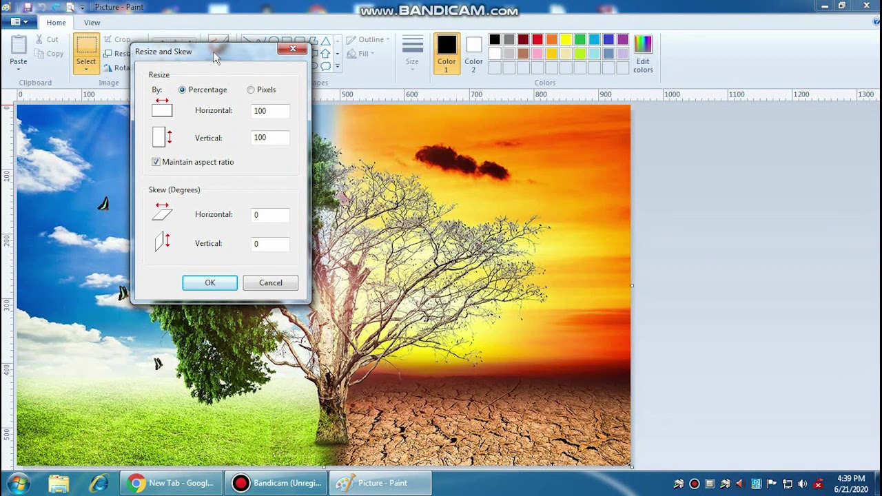 Computer Practical MS Paint | Class 5 | BMHS | Alim Sarkar - YouTube