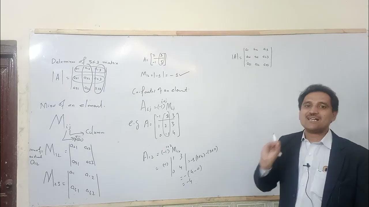 Chapter#2 LEC8 MATH1 Matrices - YouTube