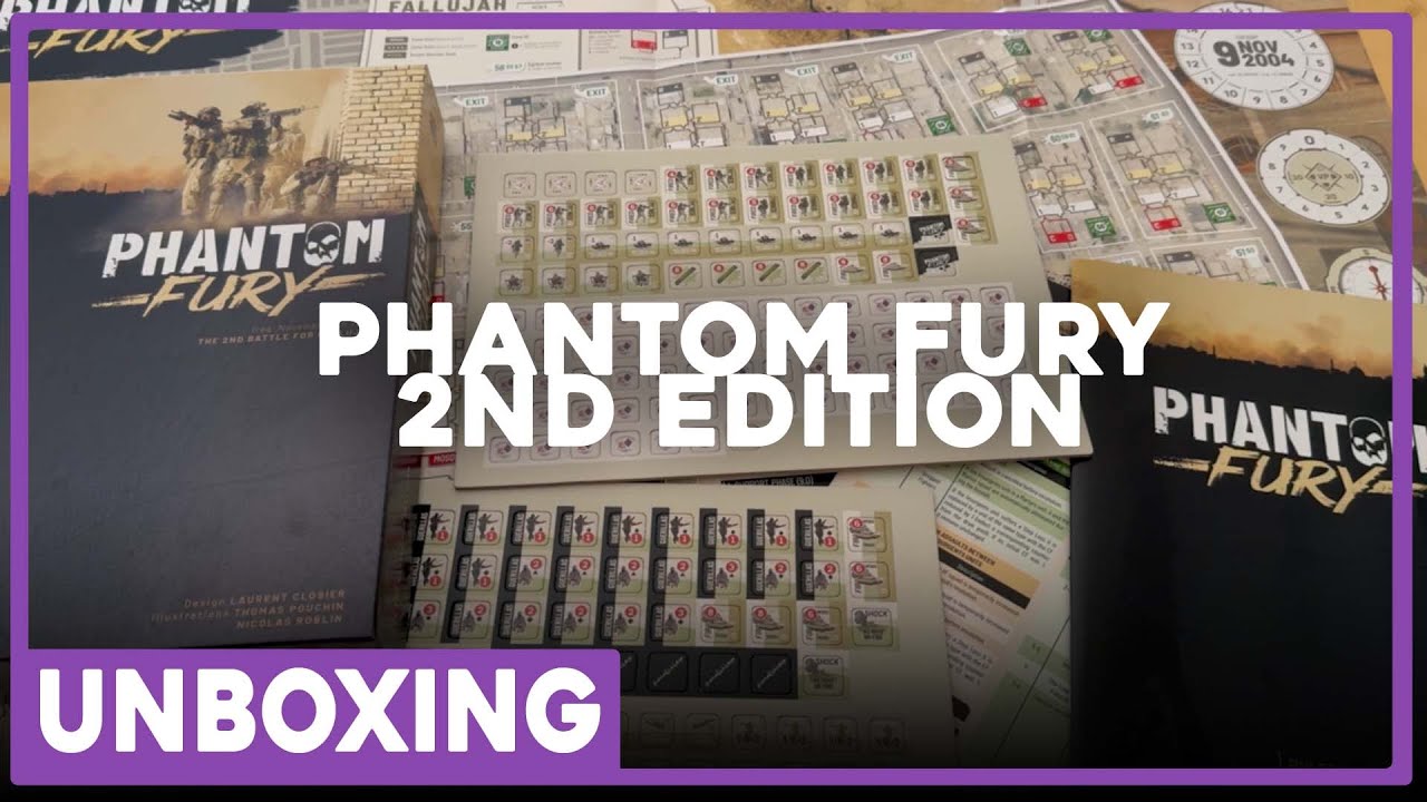 Unboxing | Phantom Fury 2nd Ed | NUTS! Publishing | The Players' Aid ...