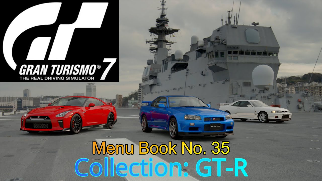 Gran Turismo 7 | Menu Book No. 35 | Collection: GT-R - YouTube