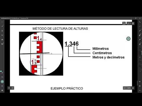 CLASE 02   MEDICIÓN CON NIVEL OPTICO Y MIRA VERTICAL 01