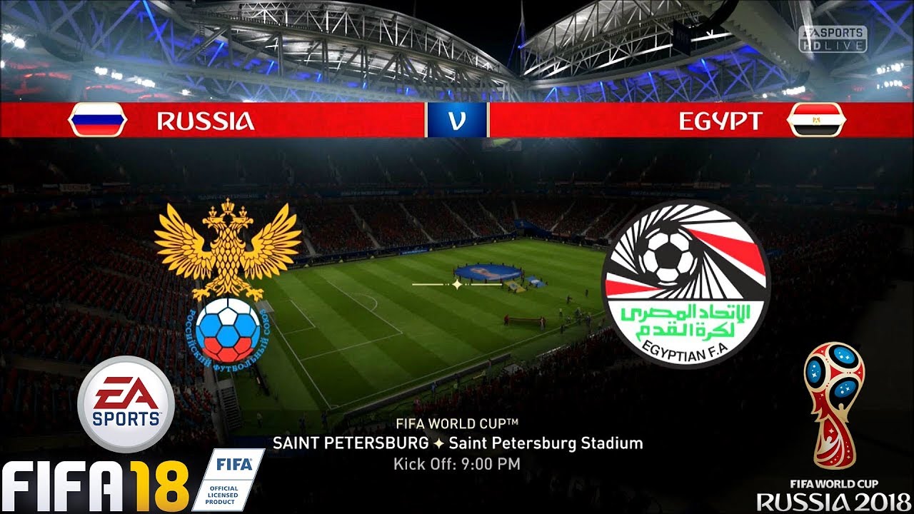 FIFA World Cup 2018 | Group A | Russia Vs. Egypt - YouTube
