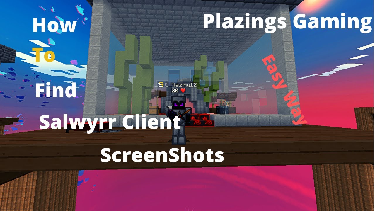 How to Find Salwyrr client screenshots folder 2021 (For Kids) - YouTube