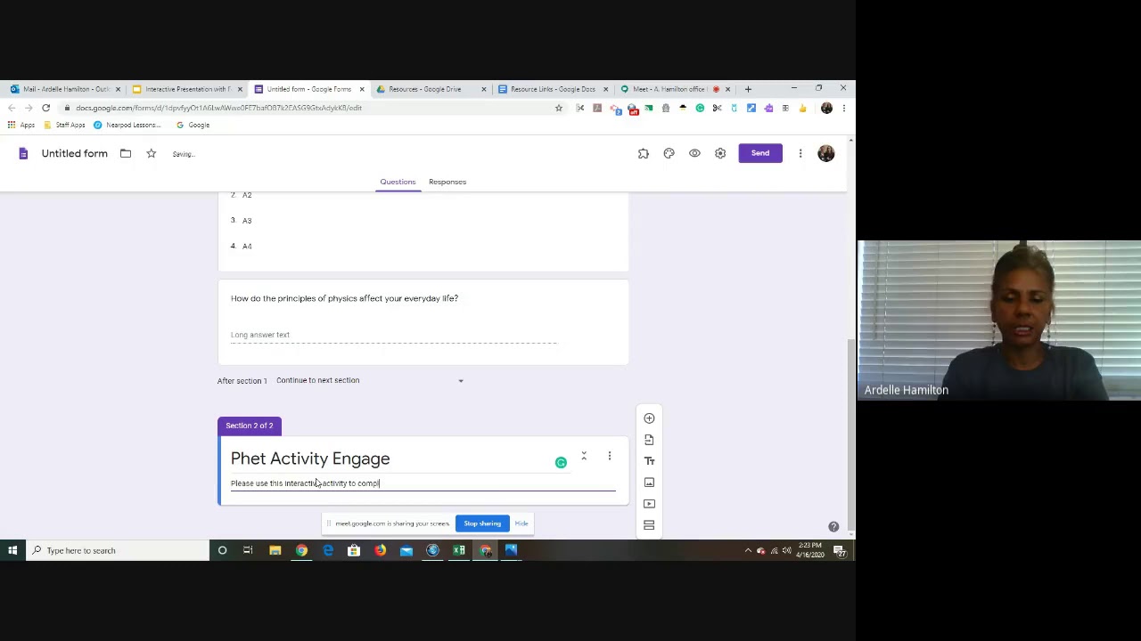 How to Use Google Forms to Create an Interactive Lesson - YouTube