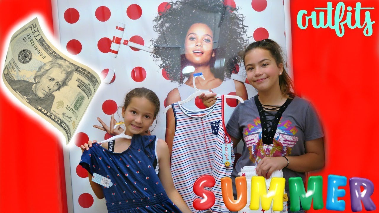 TARGET $20 DOLLAR SUMMER OUTFIT CHALLENGE "SISTER FOREVER" - YouTube