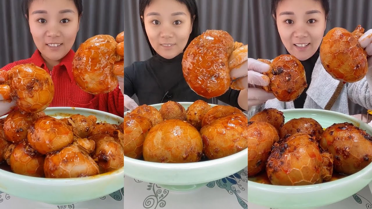 Eating Show| SHEEP BRAIN —Mukbang Collection抖音美女大胃王吃播挑戰—中國大陸各種美食錦集（垂直豎屏 ...