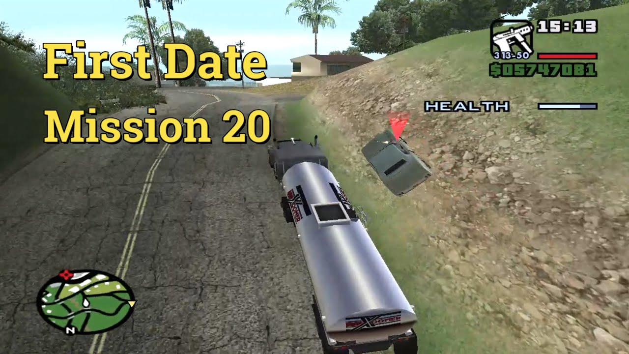 GTA San Andreas - First Date - Mission 20 - YouTube