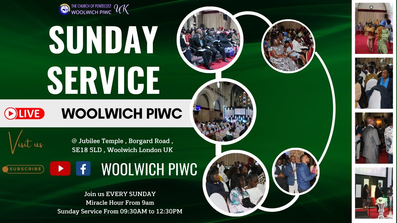 Sunday Service - Woolwich PIWC - 14/04/24 - YouTube