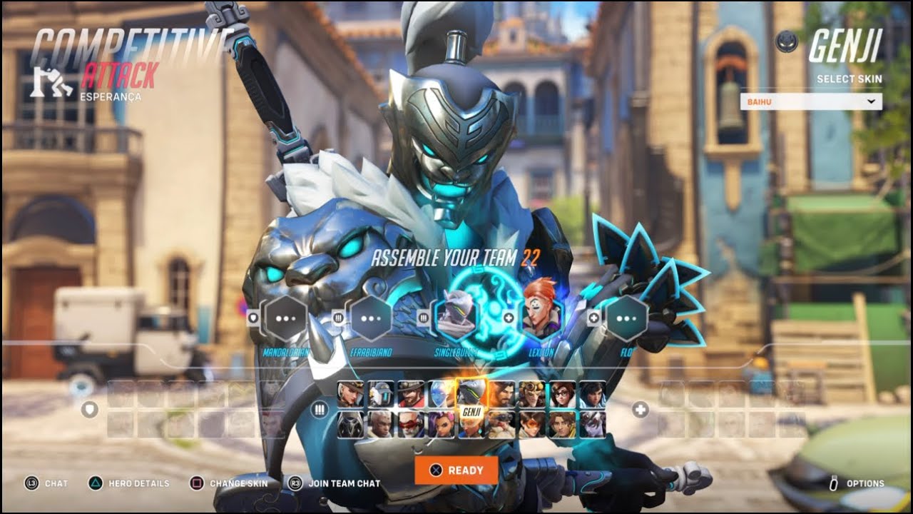 Overwatch 2 Competitive Genji Gameplay No Commentary) (1080p 60 (Ps5 ...