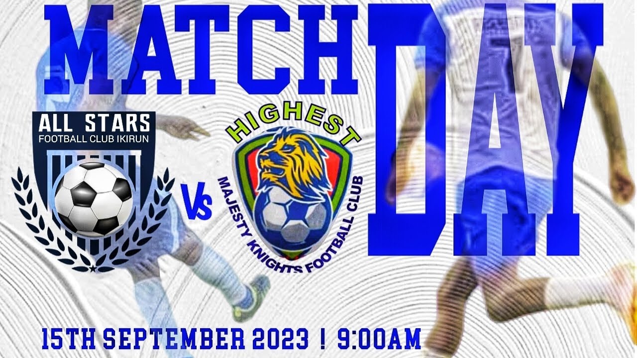 Club Friendly: ALL STARS FC IKIRUN 3 vs 2 HMK FC - YouTube