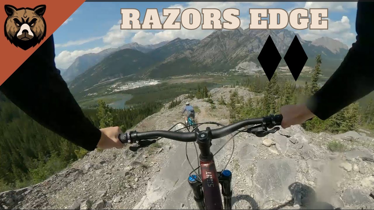 How Not to Ride Razors Edge | Alberta Double Black Mountain Biking POV ...