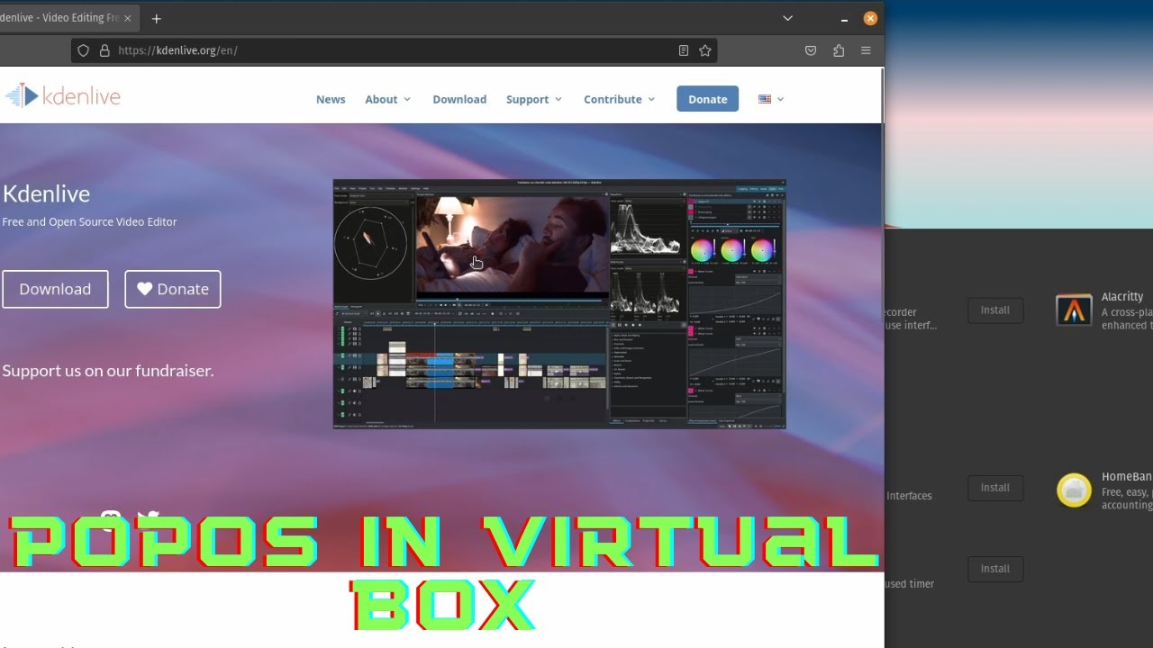 PopOS Install in Virtual Box - YouTube