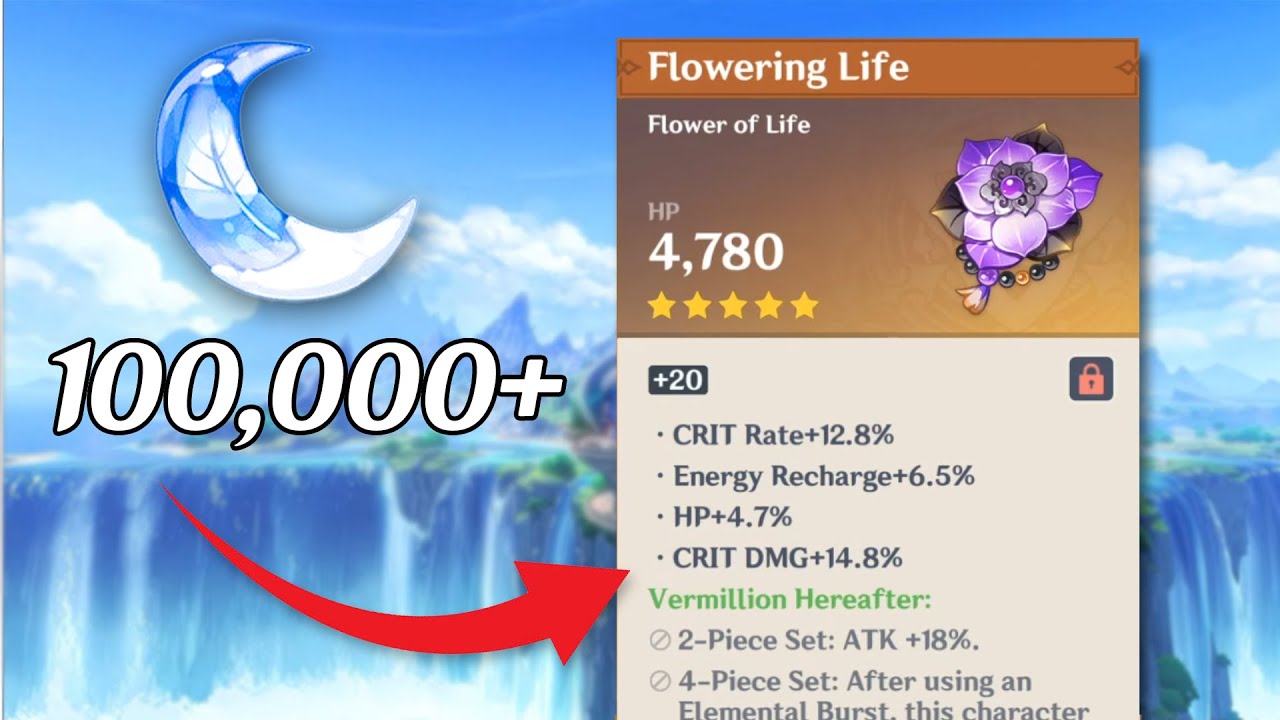 this vermilion flower costed over 100,000 resin | Genshin & HSR ...