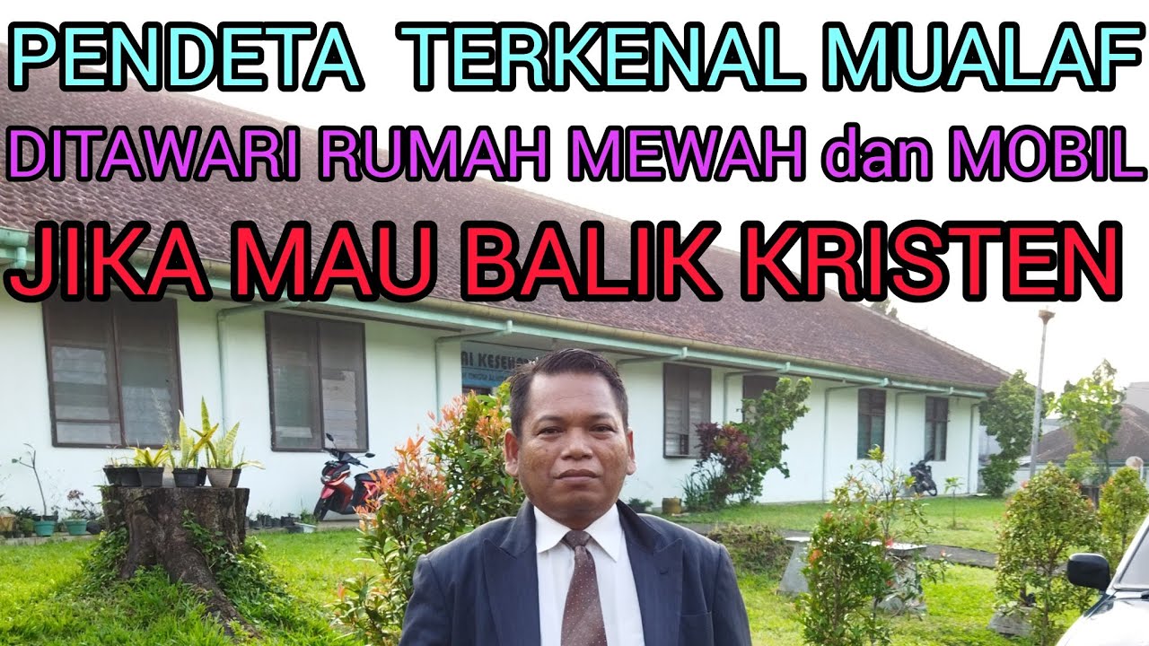 Pendeta TERKENAL Lulusan Israel Mualaf. #pendeta#mualaf#gereja#uang ...