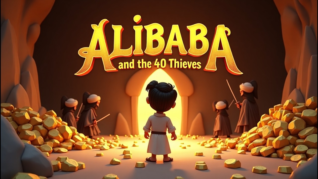 Alibaba and the 40 Thieves - A Thrilling Arabian English Fairy Tale for ...