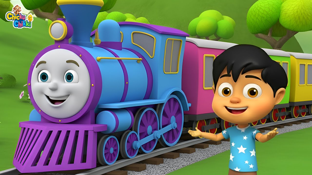 गाड़ी आयी छुक छुक | Hindi Nursery Rhymes for Kids Gadi Aayi Chuk Chuk ...