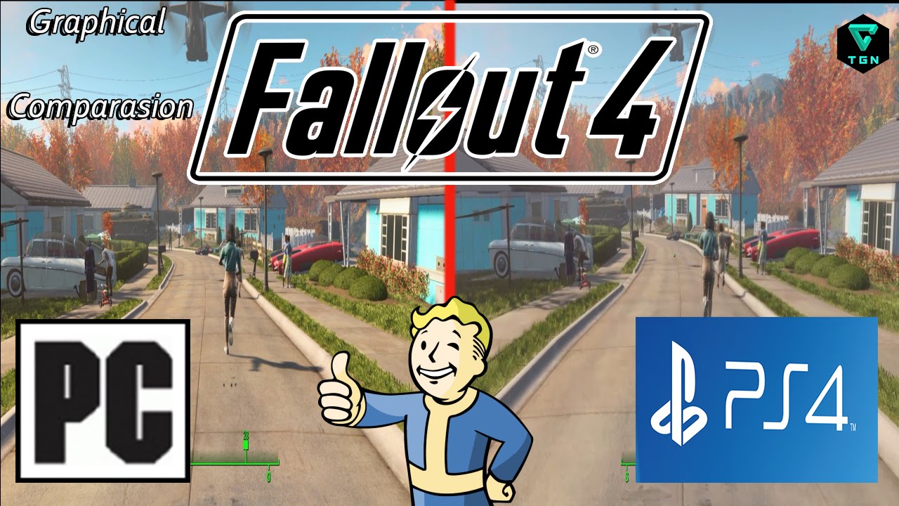 Fallout 4 Pc Vs Ps4 Pro Vs Xbox One X Graphics