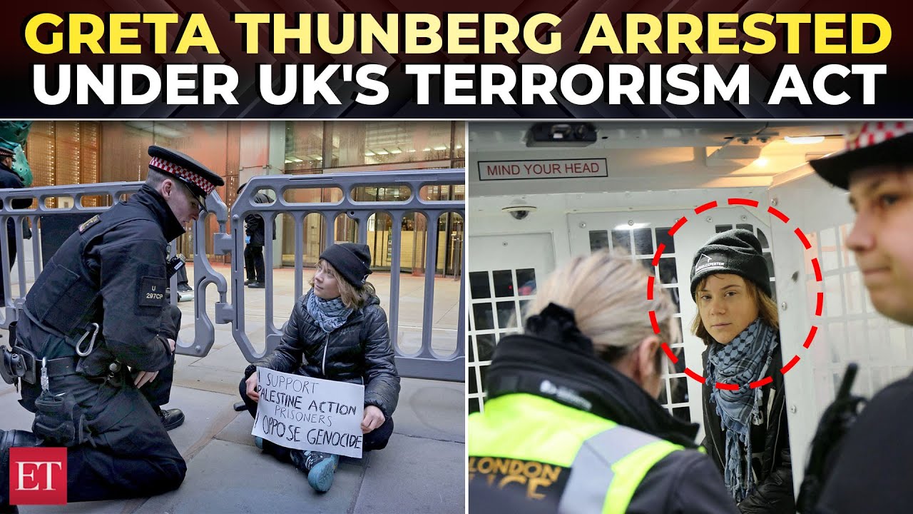 'Prisoners for Palestine': Greta Thunberg detained in London| Hunger ...