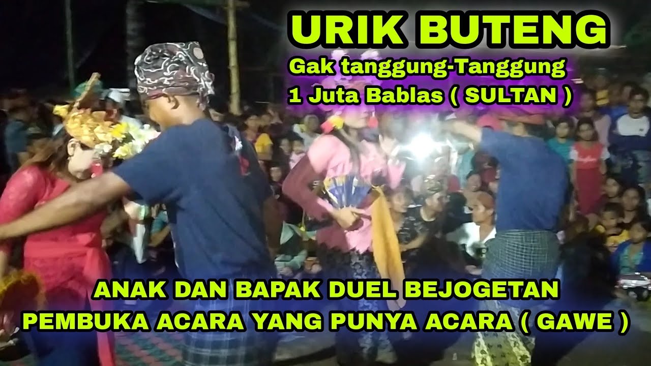 URIK BUTENG GAK TANGUNG-TANGGUNG NYAWER 1 JUTA BABLAS || Hanya hiburan ...