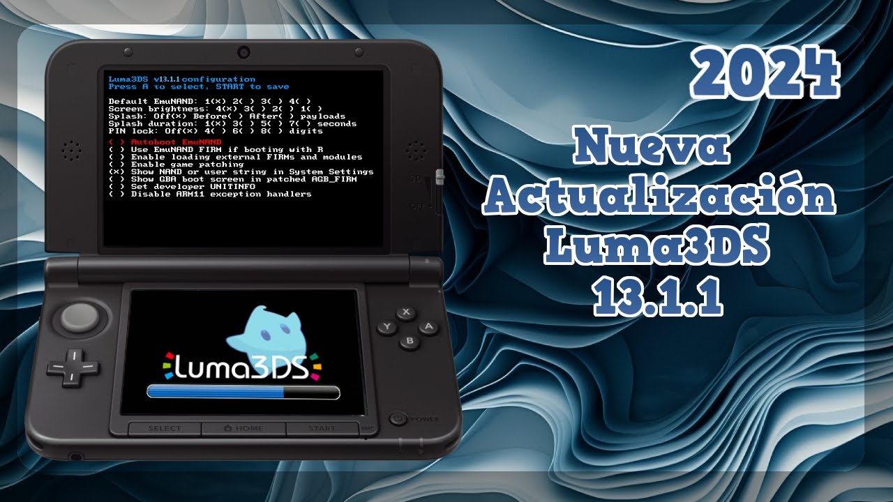 Nueva Actualización Luma 3DS 13.1.1 para Nintendo 2DS/3DS - YouTube