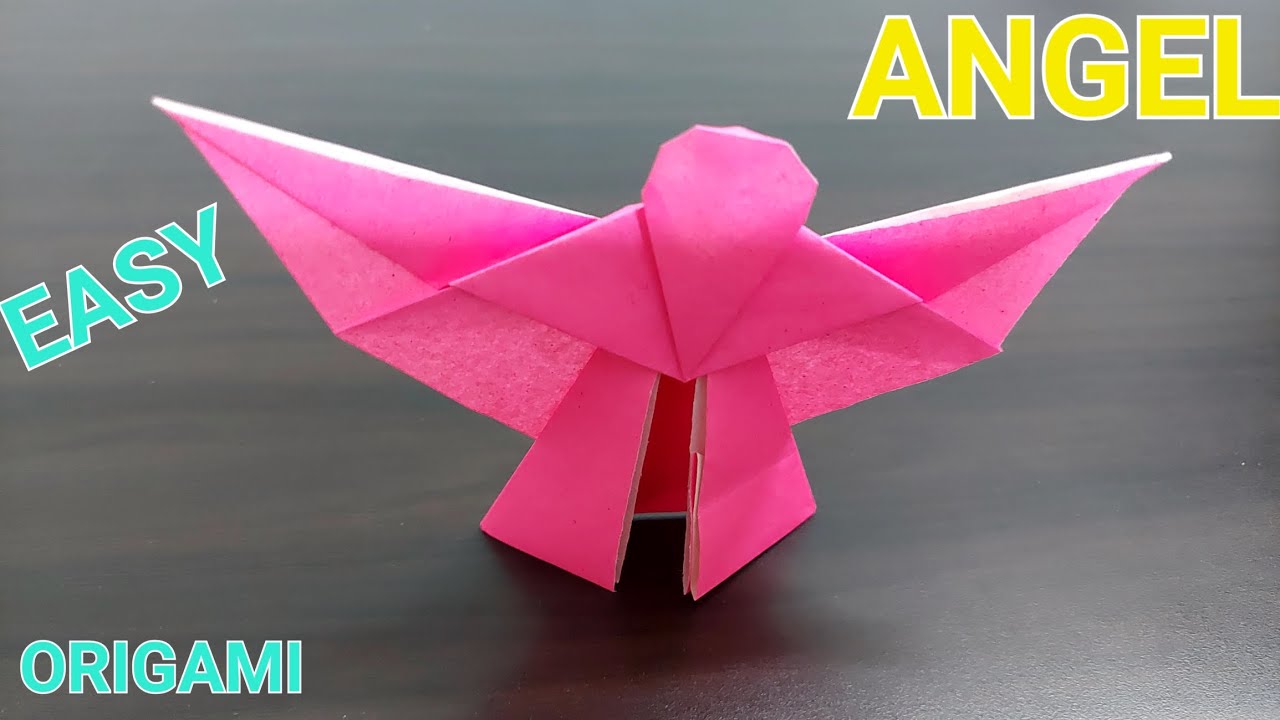 HOW TO MAKE EASY ORIGAMI ANGEL - YouTube