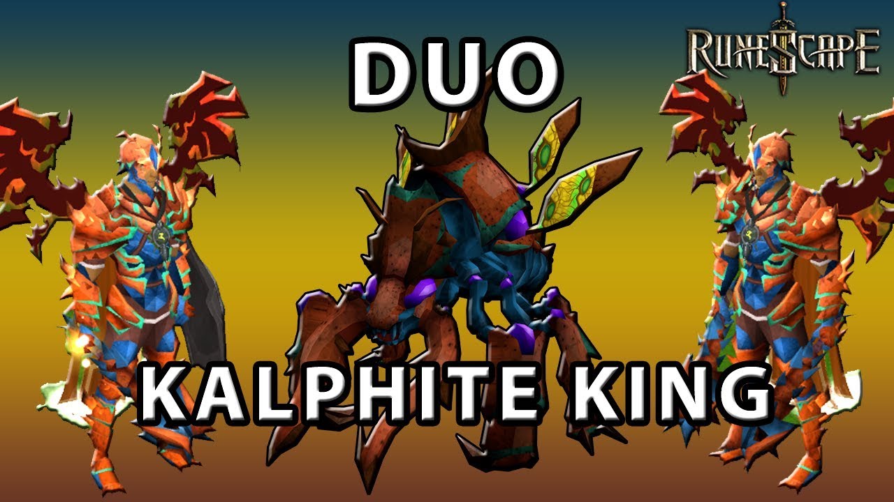 RS3 Low Stat Duo Kalphite King Guide 2015 (No Ovls-Yaks-Uni) - YouTube