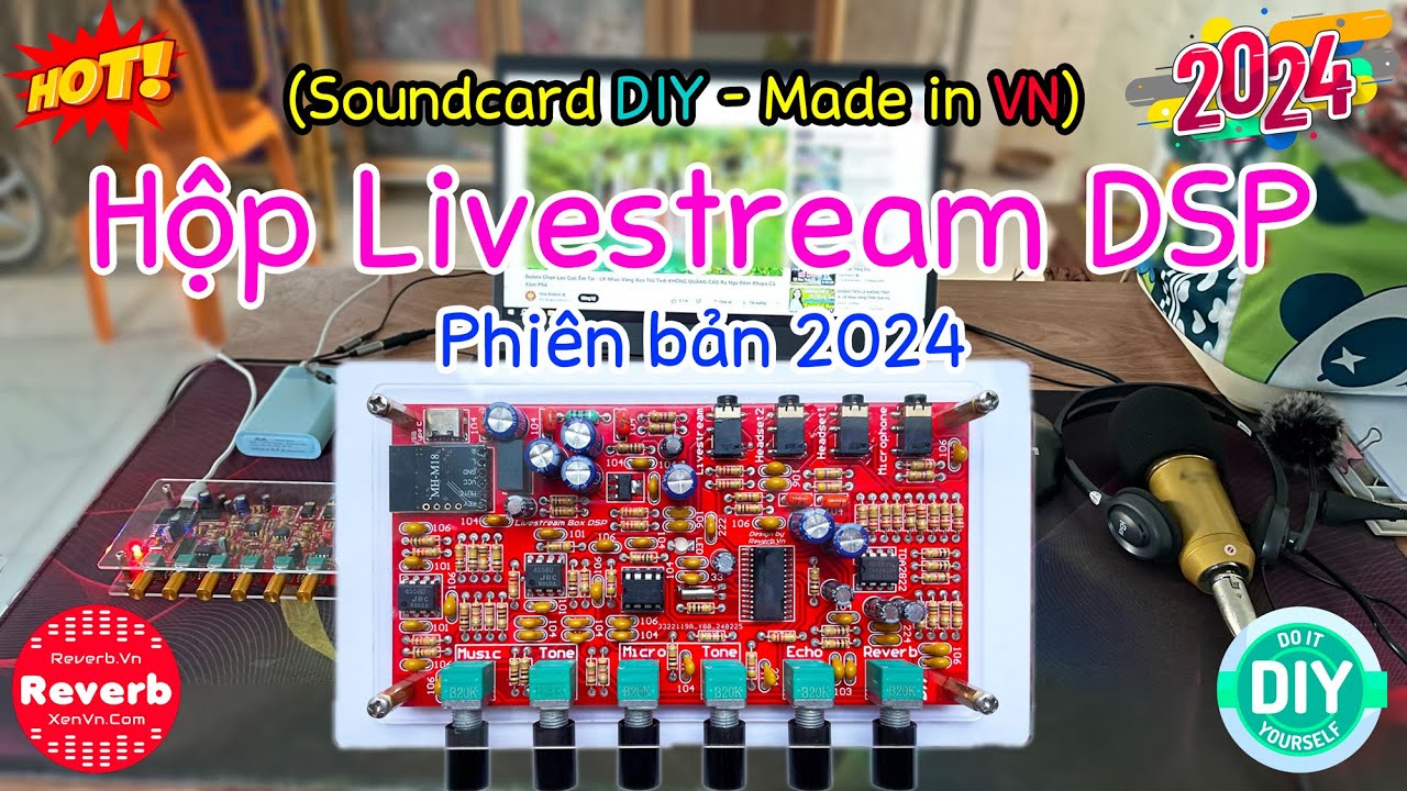 Hộp Livestream DSP phiên bản 2024 - Soundcard Thu Âm - YouTube