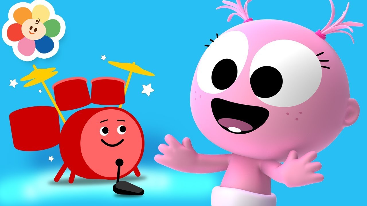 Laughing With Funny GooGoo & GaaGaa Baby | Drums Music for Babies ...