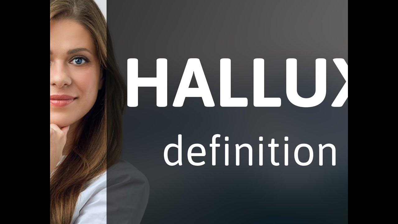 Hallux Meaning Of Hallux Youtube