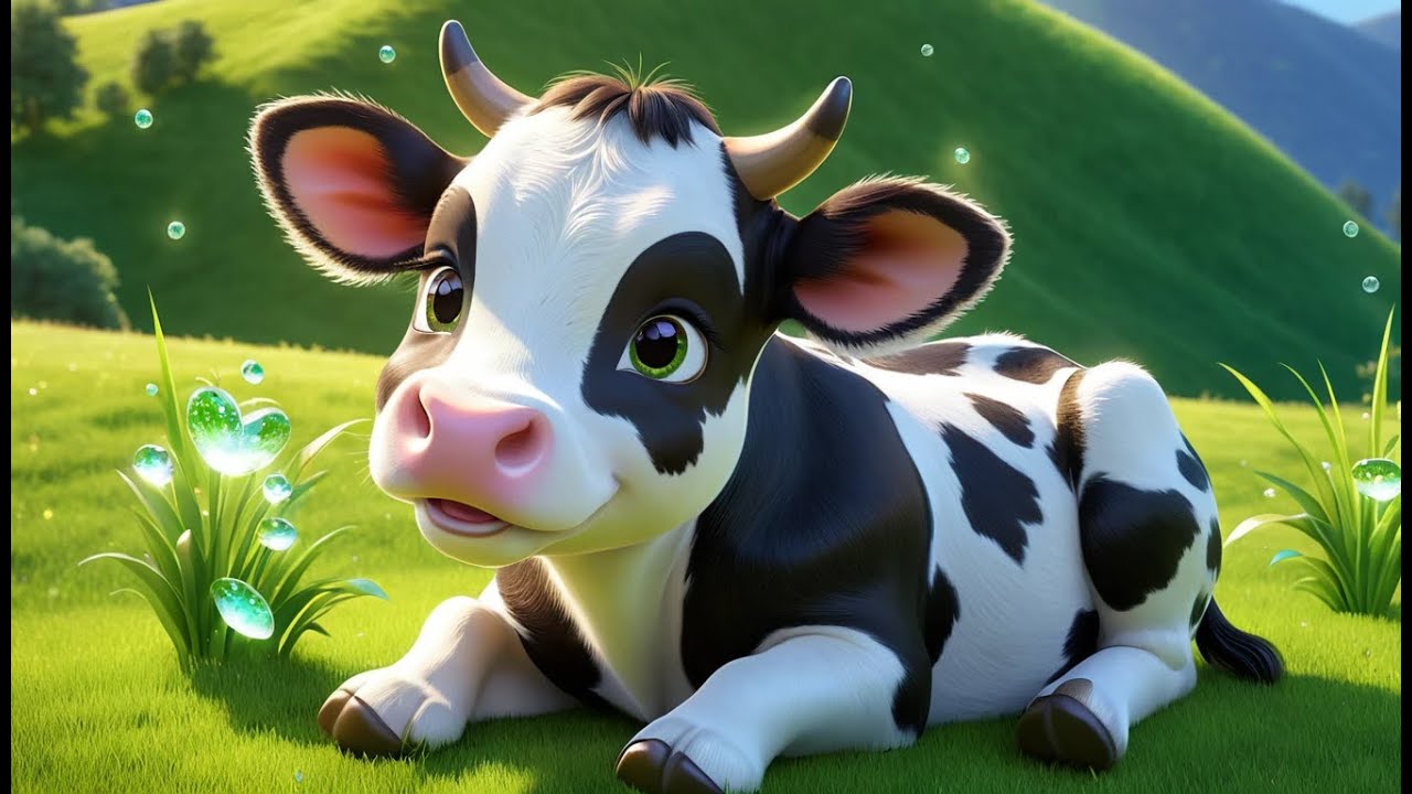 Baby Cow Goes Moo Moo Moo | Fun Farm Animal Song for Kids | Mooing Cow ...