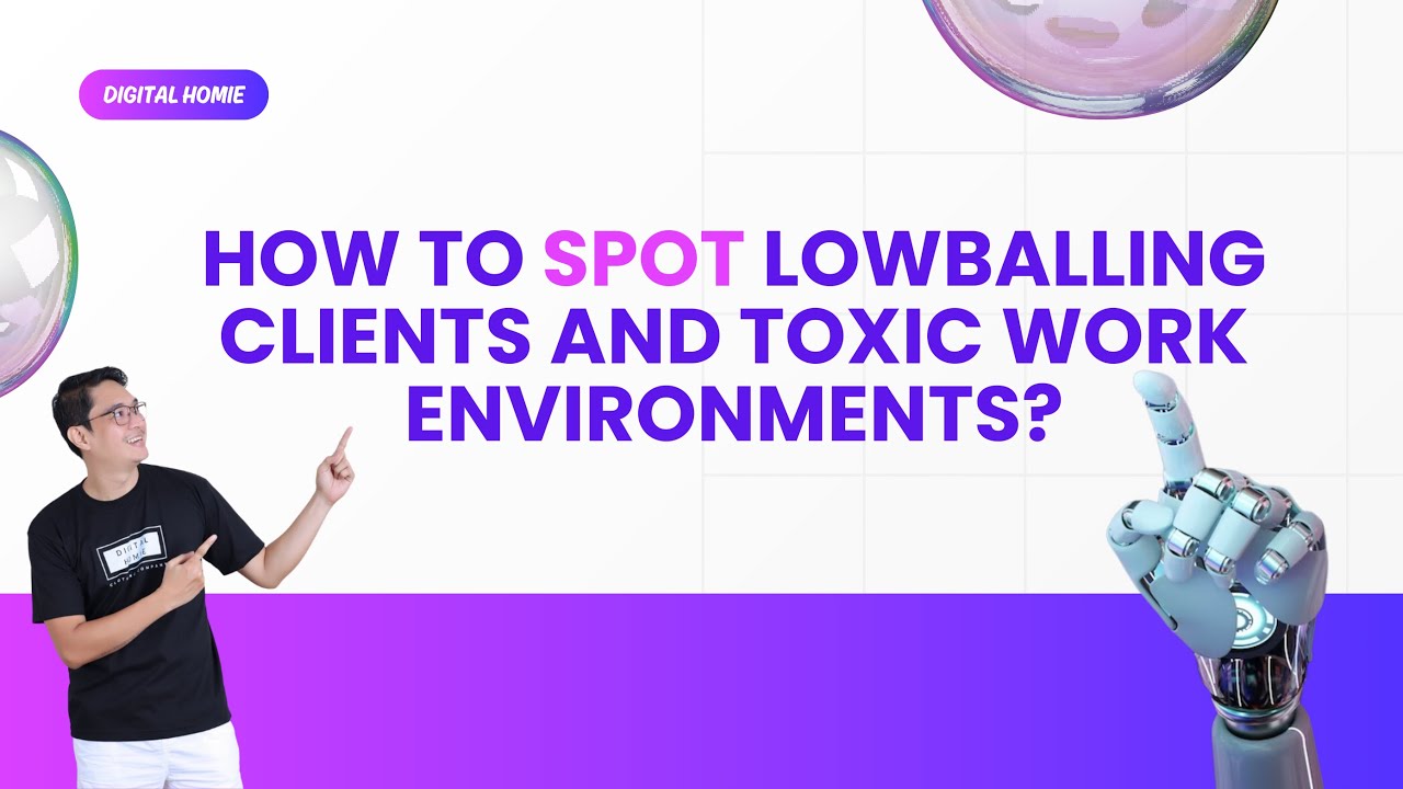 How to spot lowballing clients and toxic work environments. - YouTube